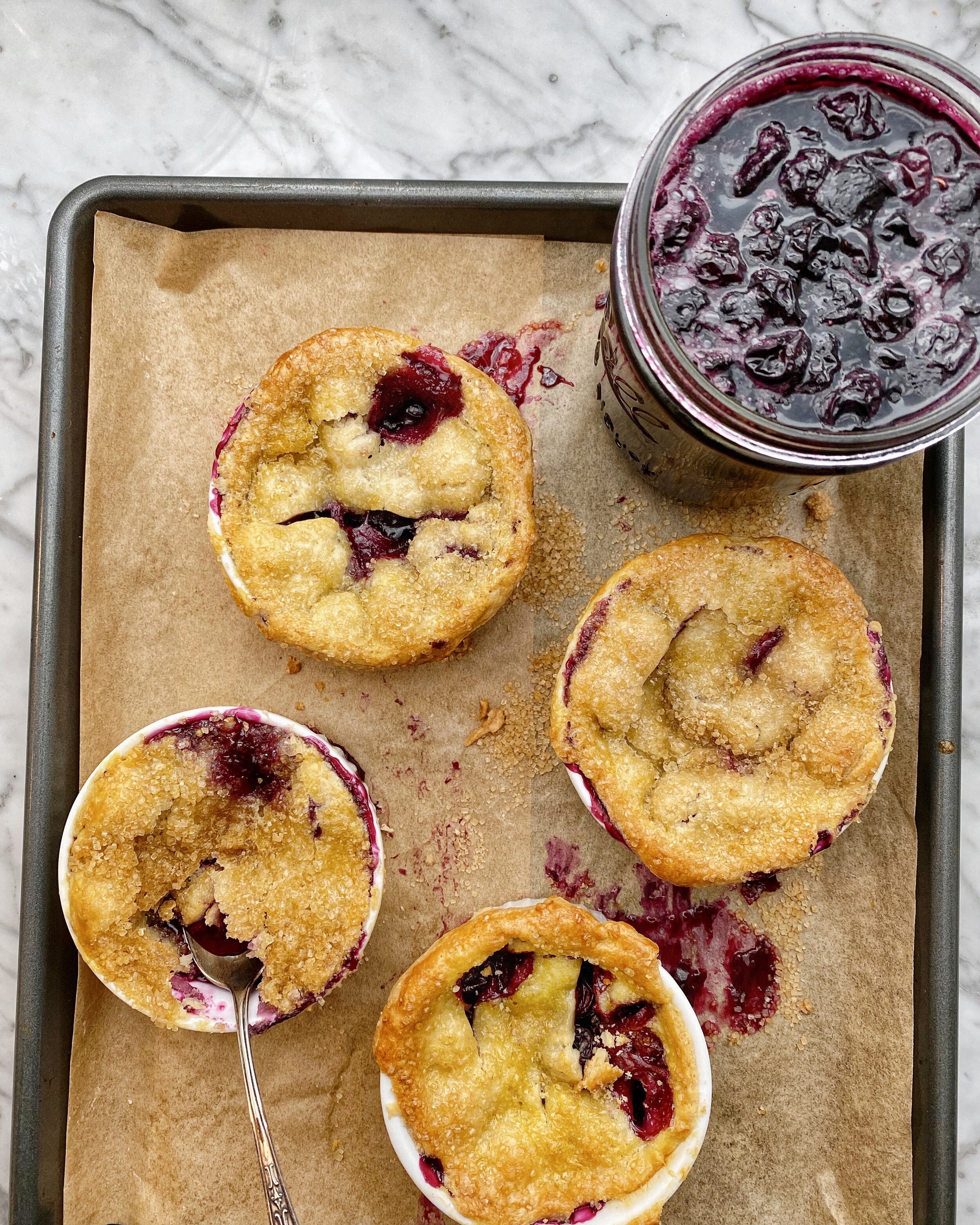 Blueberry Cobbler – In the Curious Kitchen
